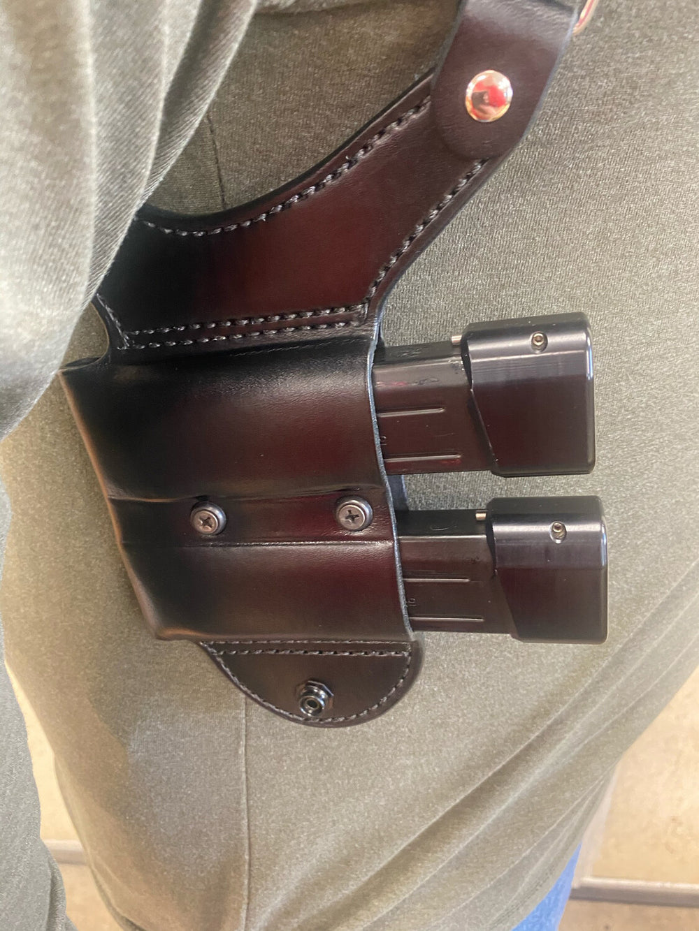 Staccato C2 Double Shoulder Holster | Palmetto Leather